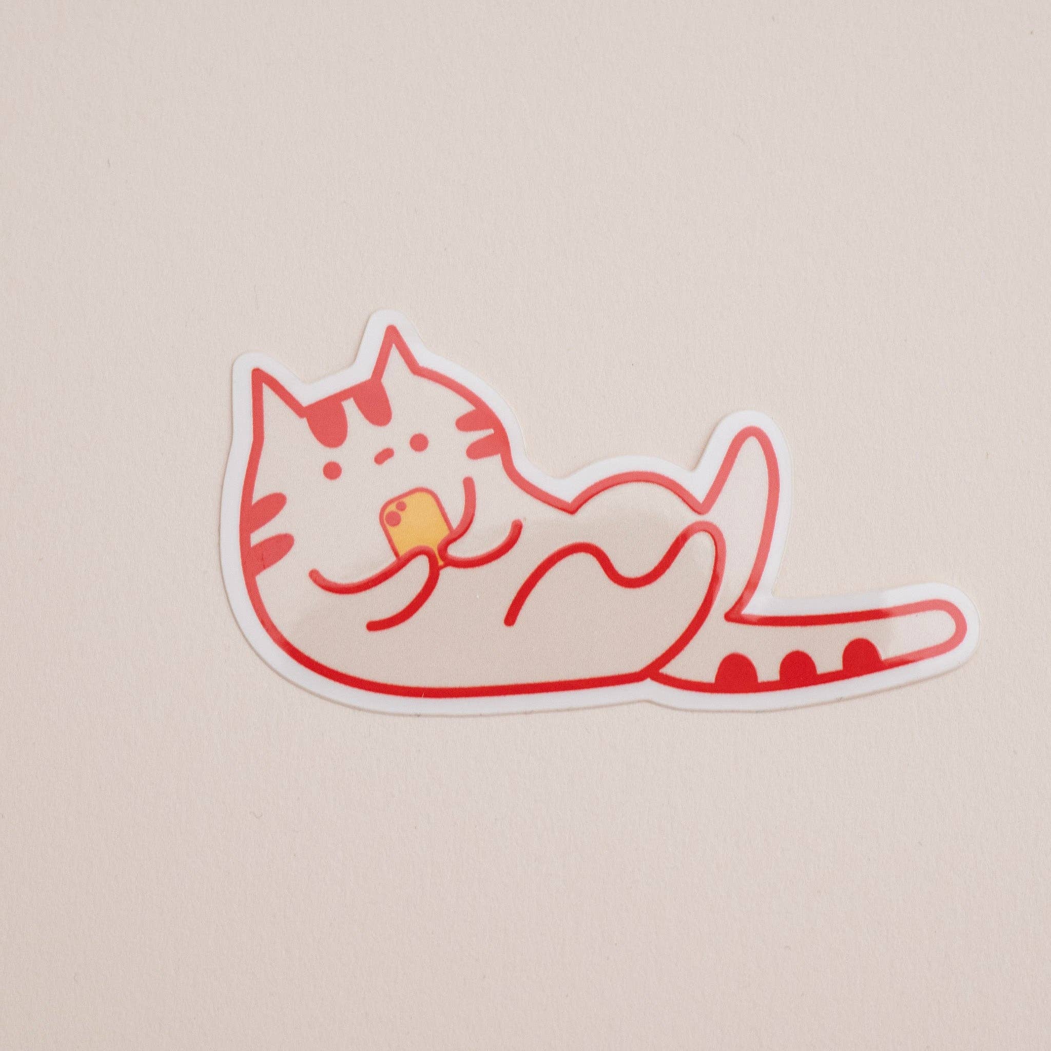 Kayan Pepper Co. - Vinyl Sticker - Doom Scrolling Cat – mt. fo'rest