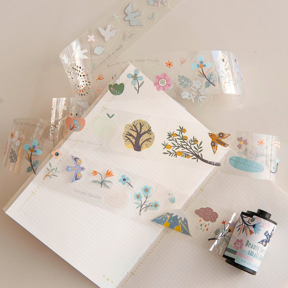 MU Kiss-Cut PET Roll Tape - Beauty Lies in Small Things – mt. fo'rest