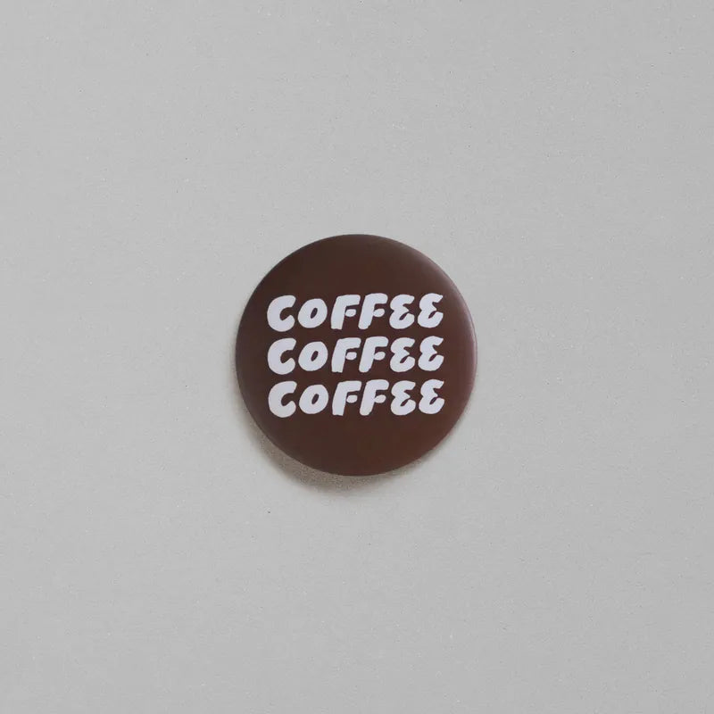 WHOSMiNG Enamel Pin - Have A Good One Series - Triple Coffee – mt. fo'rest